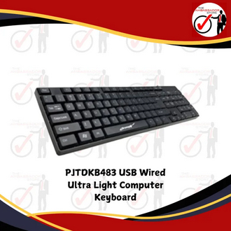 Optimax PJTDKB483 USB Wired Ultra Light Multimedia Computer Desktop ...