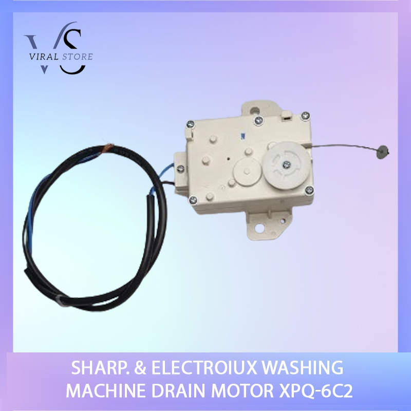 🇵🇭 Sharp. & ElectroIux Washing Machine Drain Motor XPQ-6C2 | Shopee ...