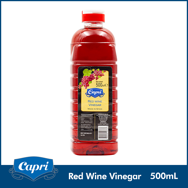 Capri Red Wine Vinegar 500ml | Shopee Philippines