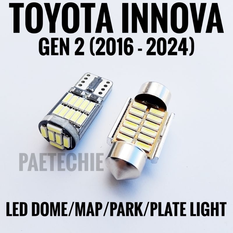Toyota Innova LED Interior Light Dome Map License Plate Trunk Ceiling ...