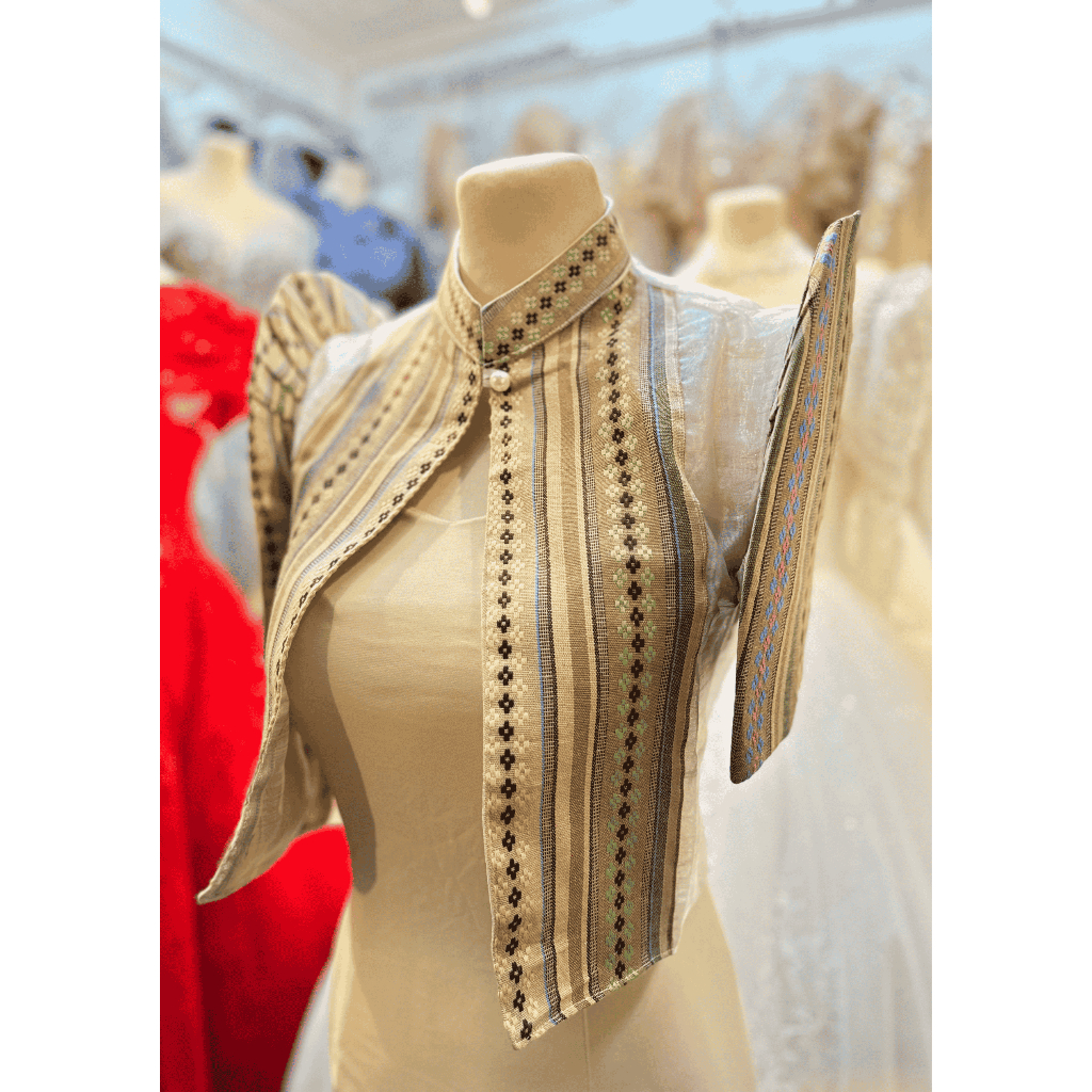 MODERN FILIPINIANA ETHNIC DESIGN BOLERO -ADD 1 SIZE | Shopee Philippines