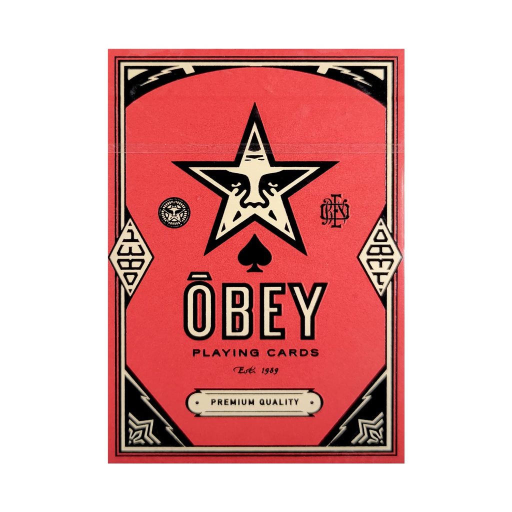 Obey Red Edition (Paper) Playing Cards | Shopee Philippines