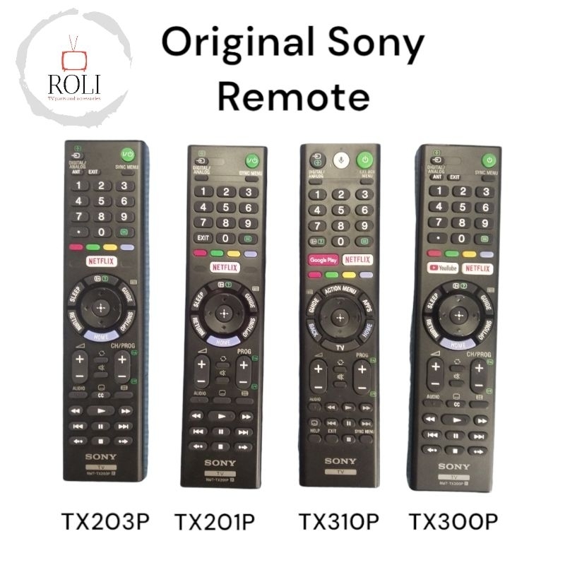 Original Sony TV Remote Control for android and google tv TX203P TX201P ...
