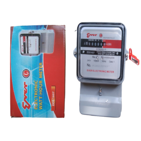 EVER ELECTRIC SUB-METER ELECTRONIC WATT-HOUR METER DDS 1607 | Shopee ...