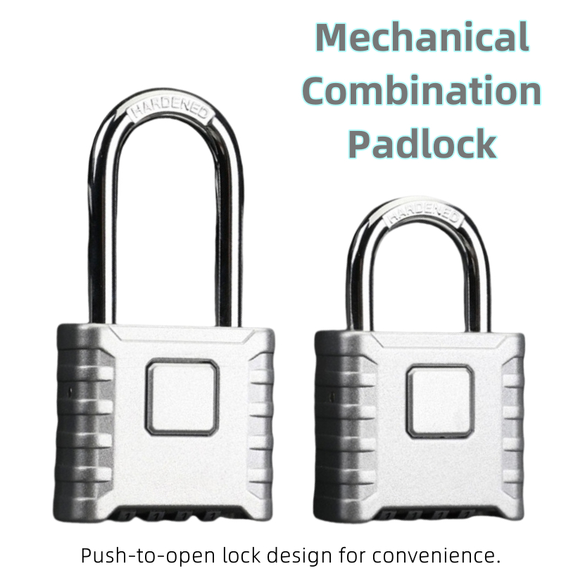 4 Digit Number Combination Padlock Waterproof And Rustproof Lock Heavy ...