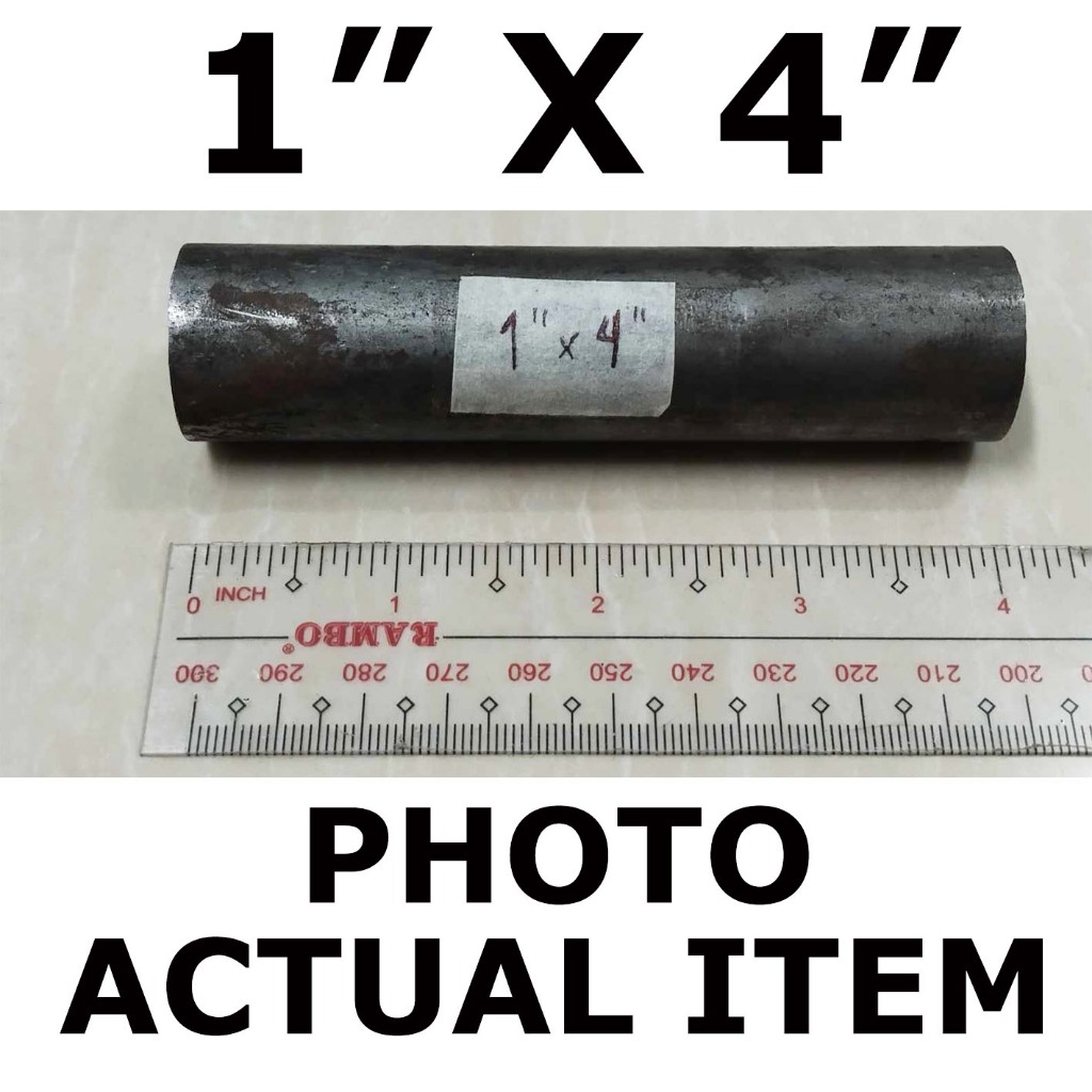 CRS SHAFTING 1" X 4" COLD ROLLED STEEL === CR SHAFTING ROUND BAR 1" X 4 ...