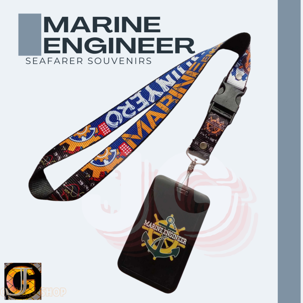jg New Marine Engineer Seafarer Lanyard Id lace Name tags | Shopee ...