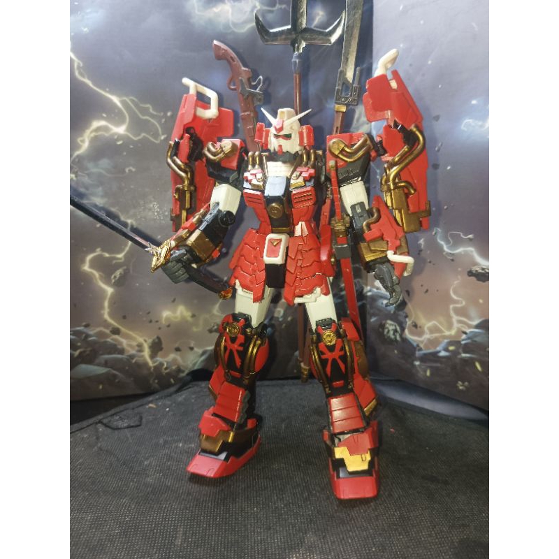 Gundam MG Shin Musha %BL 1/100 Built | Shopee Philippines