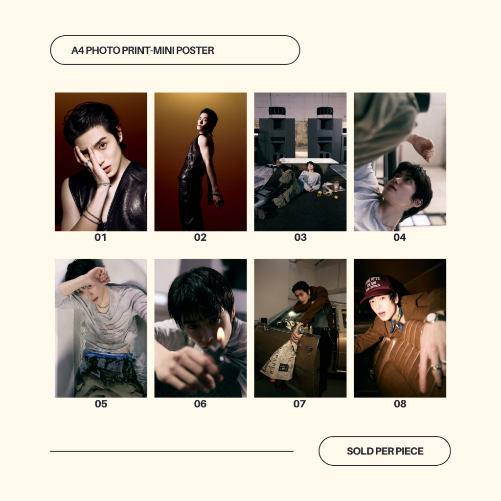 [1Piece] NCT Jaehyun J A4 Photo Print - Mini Poster Unofficial Fanmade ...