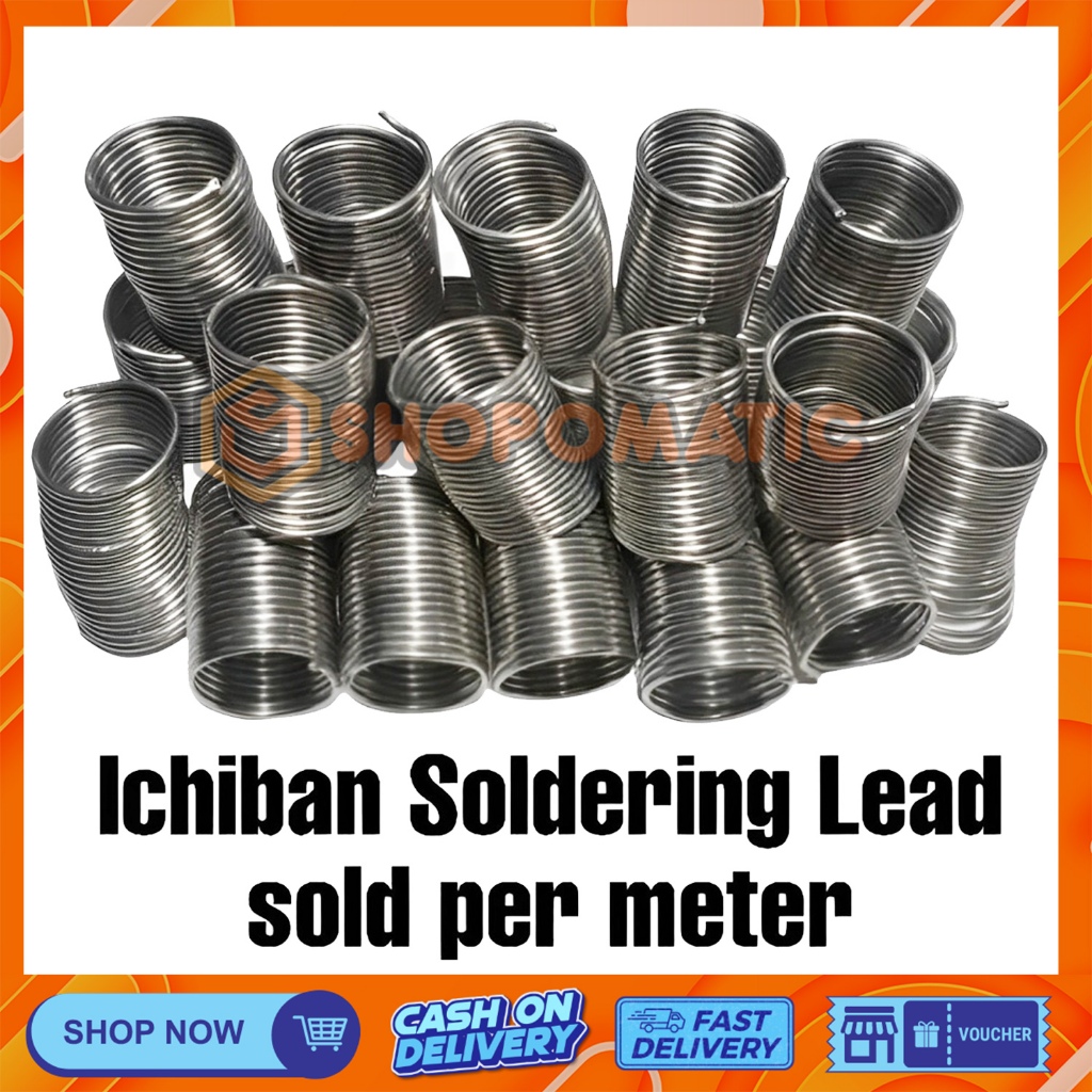 SHOPOMATIC ORIGINAL ICHIBAN Solder Lead Quick Melt (10 pesos per Meter ...