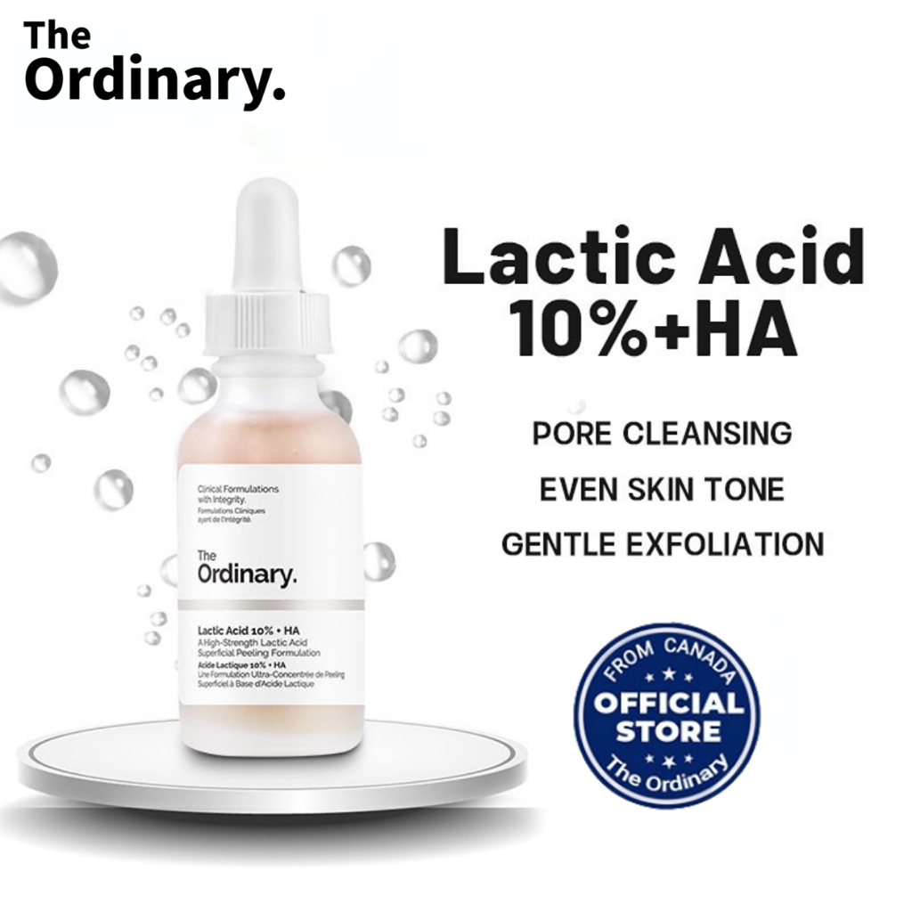 The Ordinary Lactic Acid 10%+HA Remove Acne Marks and Whiten Skin Tone ...