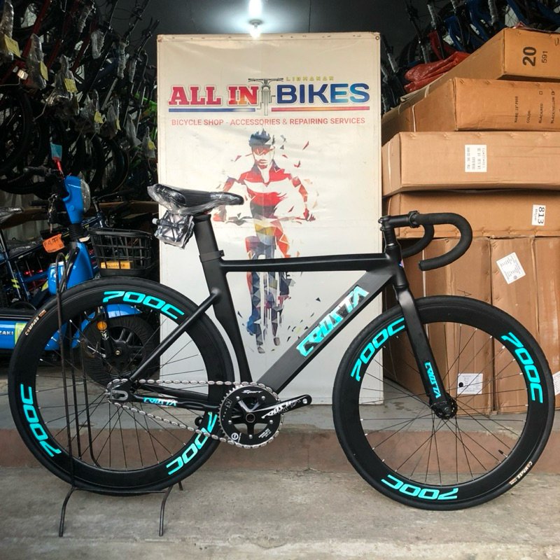 Crosta 814 Fixie Bicycle 700c Alloy Frame & Fork Hollowtech With ...