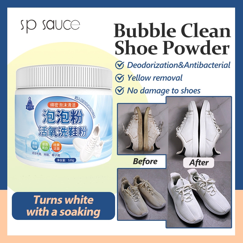 Powder Detergent for Clothing and Shoe Cleaner for White Shoes Stain ...