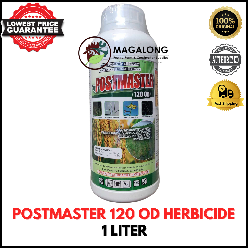 POSTMASTER 120 OD HERBICIDE - 1 LITER | Shopee Philippines