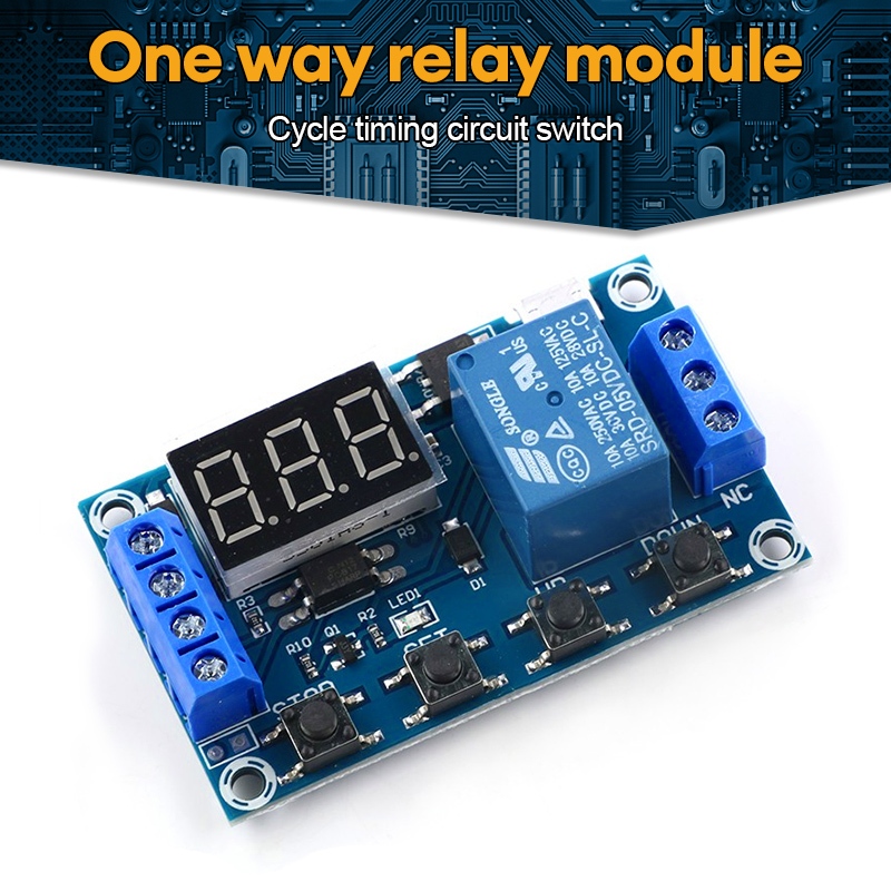 Dc 5 12v Delay Relay Timer Switch Circuit Board Timing Control Module For Led Light Water Pump