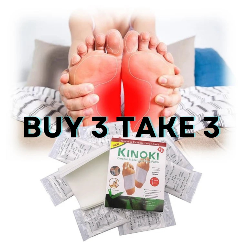 Kinoki Cleansing Detox Foot Pads Organic Herbal Cleansing Patches (10 ...