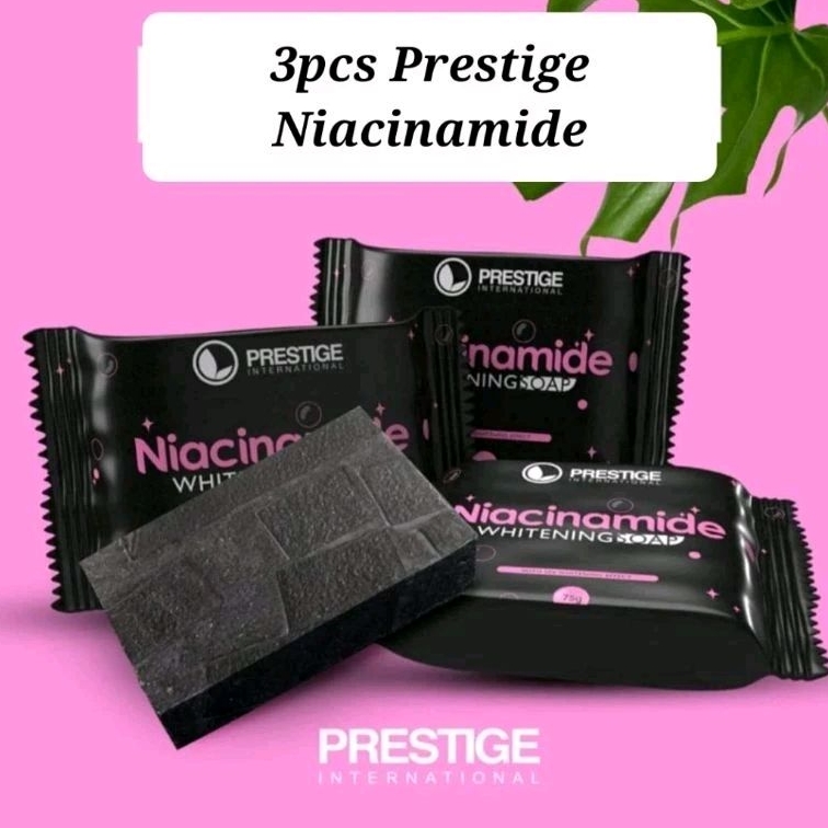 3pcs Prestige Niacinamide Soap | 10x Whitening Anti-Aging Best Selling ...