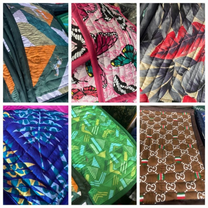 Doormat Rectangle Cotton Assorted Design Makapal Basahan | Shopee ...