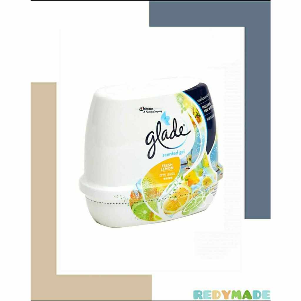Glade Fresh Lemon Scented Gel 180 g | Shopee Philippines