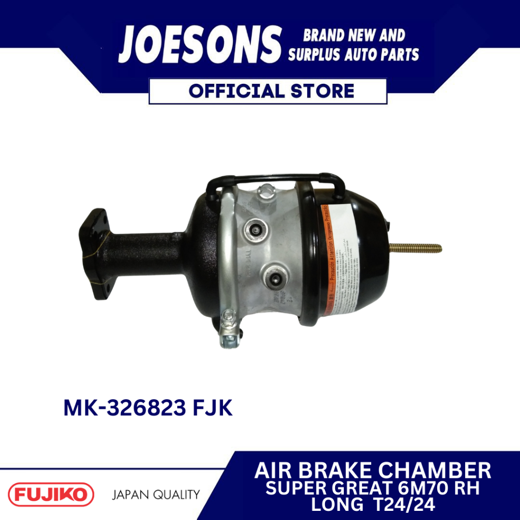 AIR BRAKE CHAMBER SUPER GREAT 6M70 RH LONG T24/24 FUJIKO | MK-326823 ...