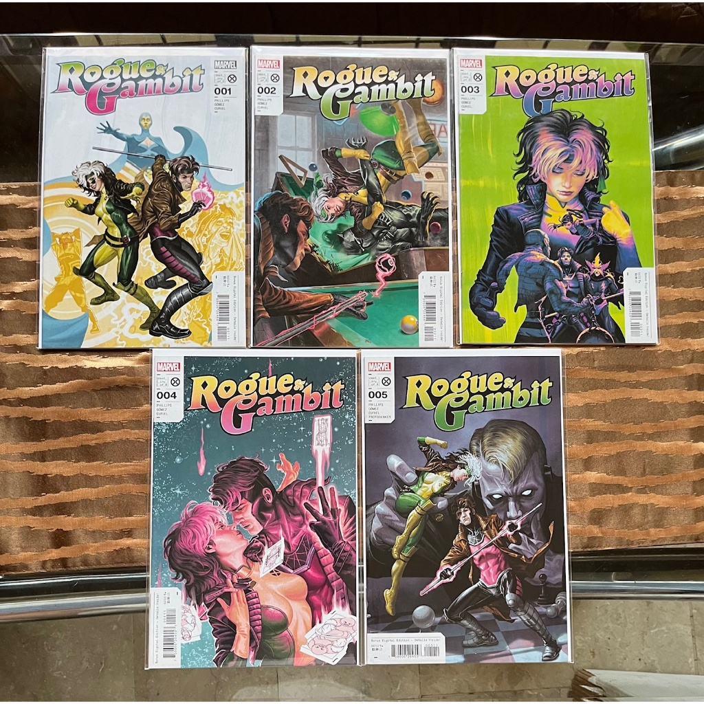 Rogue & Gambit Power Play Complete Set of 5 Regular Issue Comics ...