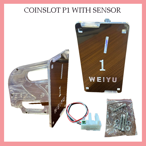 P1 Coin slot With Sensor for PISONET / PISO NET / METAL BOX / Piso wifi ...