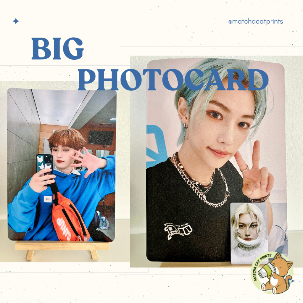 CUSTOMIZED BIG PHOTOCARD - kpop/jpop/ppop/anime | Shopee Philippines