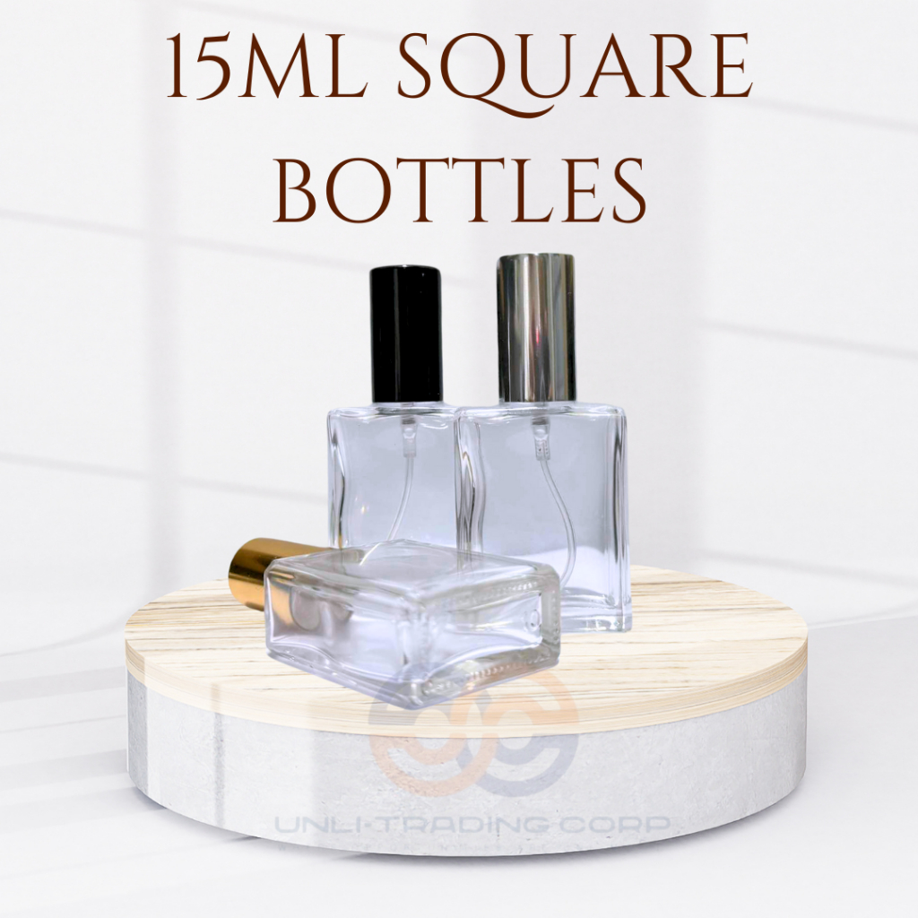 15ml Elegant Square Perfume Bottles | Shopee Philippines