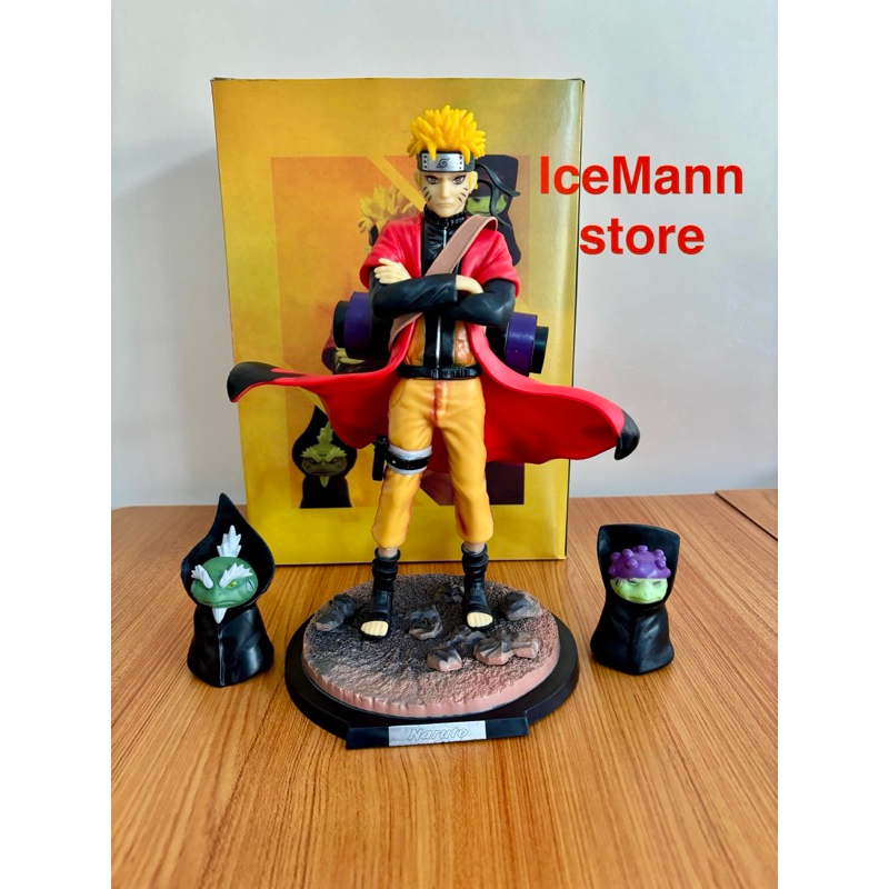 Naruto Uzumaki Sage Mode With Frogs Shippuden, K.O Action Figure, 29cm ...