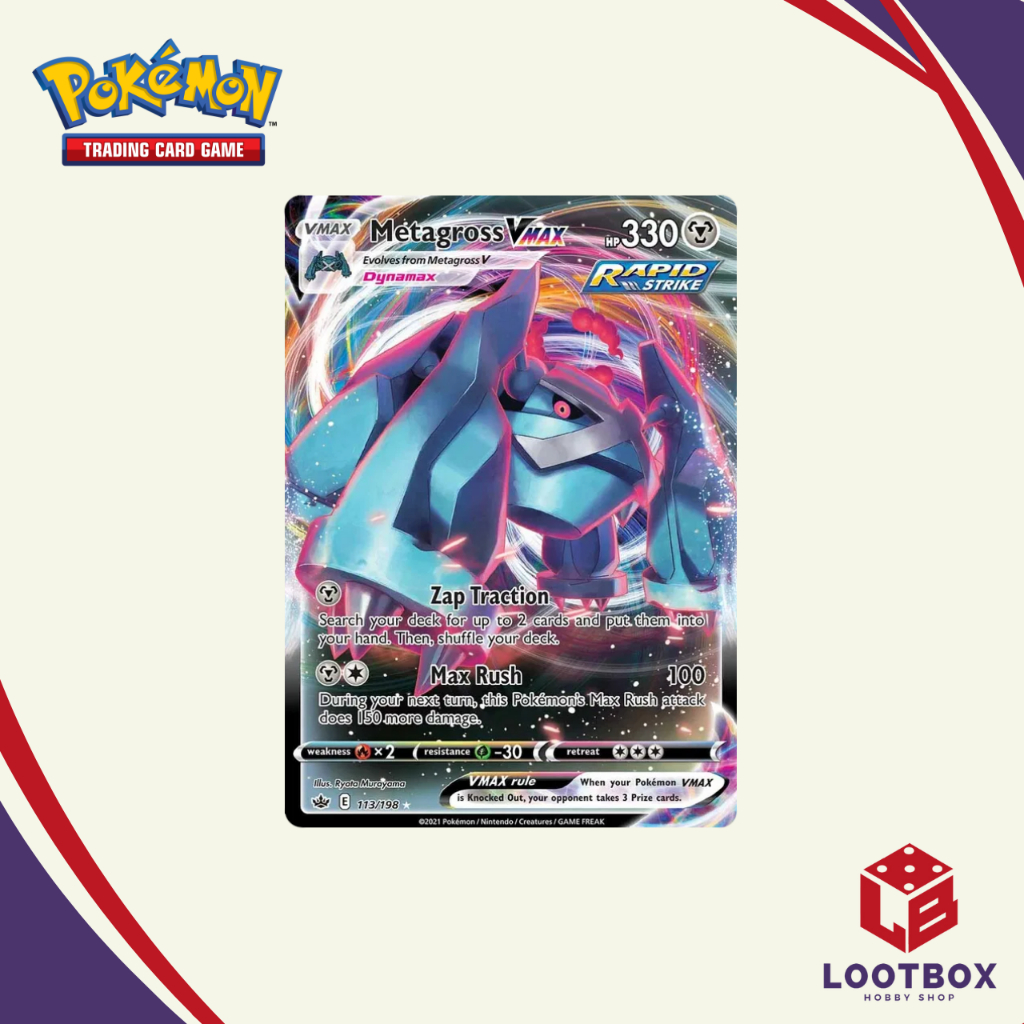 Pokemon Card Game: Metagross VMAX - Chilling Reign | Shopee Philippines