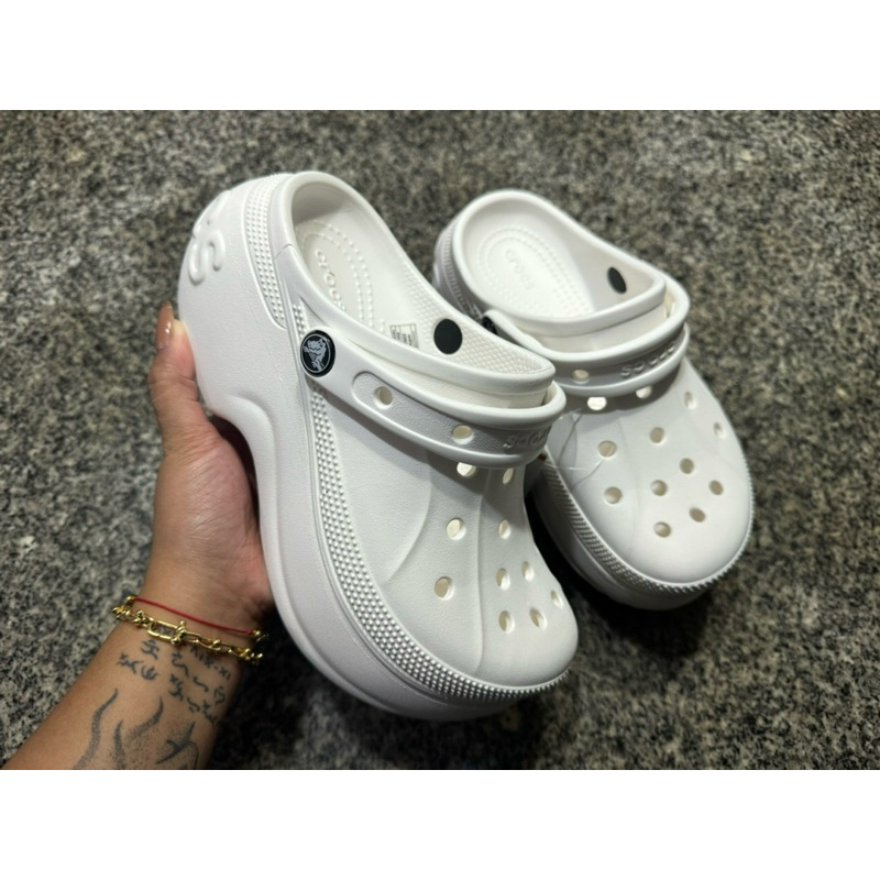 Crocs Bella Clog | Wedge | Sandals | Girls | Women | Shopee Philippines