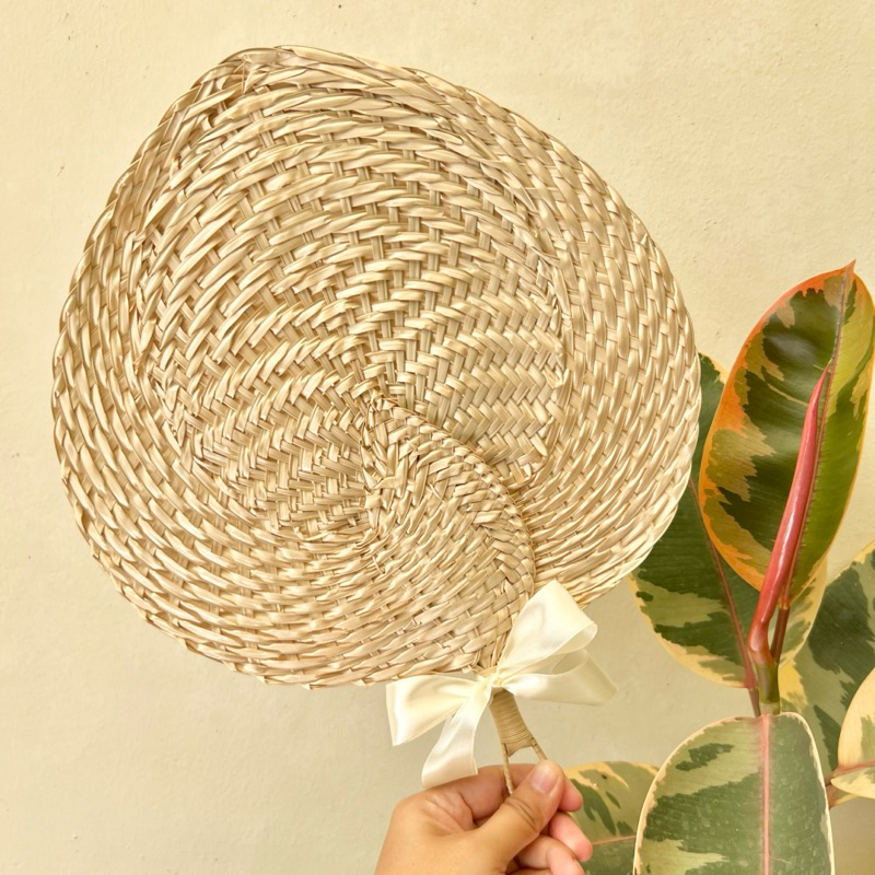 Anahaw fans for wedding souvenirs and other events | Shopee Philippines