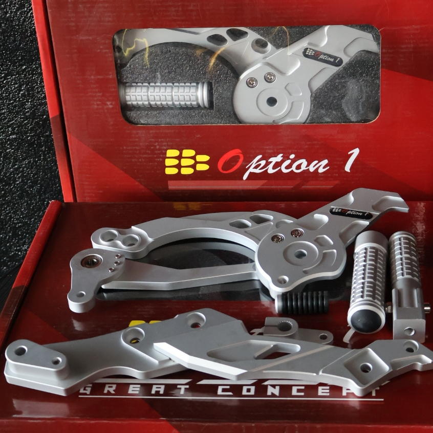 OPTION 1 FULL SHIFTER FOR RAIDER 150 (SILVER) | Shopee Philippines