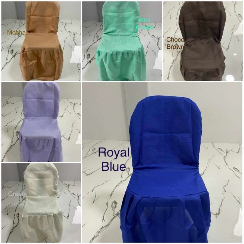 Monoblock Chair Cover and Ribbon| Standard Size /sold per 1pc,10pcs ...