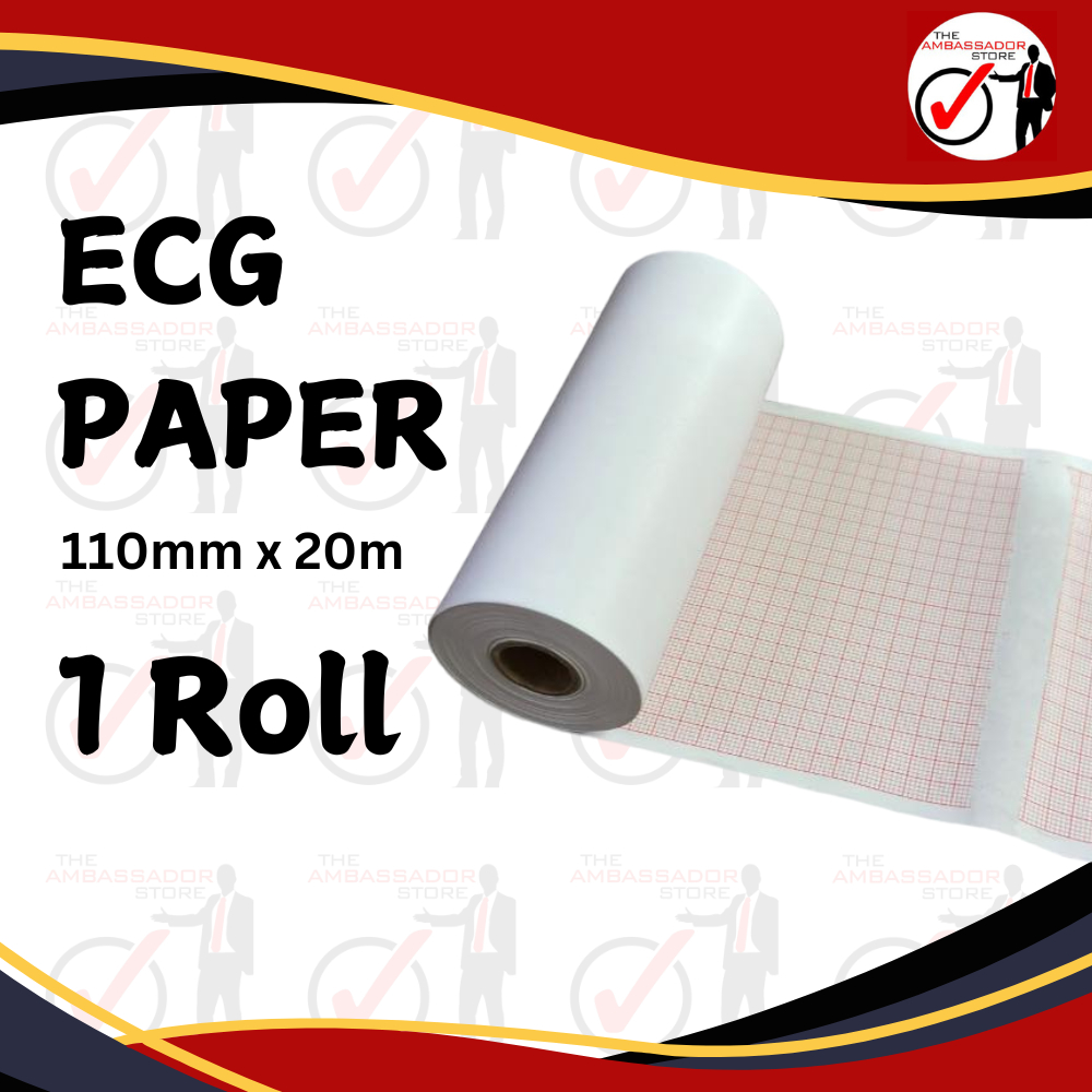 110mm x 20m ECG Paper Electrocardiogram Thermal Paper for ECG Machine ...