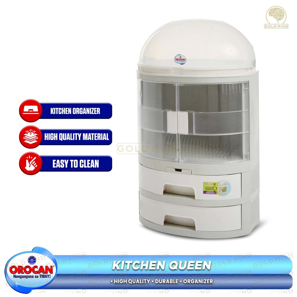 Orocan Kitchen Queen Plus Dish Rack Cabinet, Dish Drainer, Dish ...