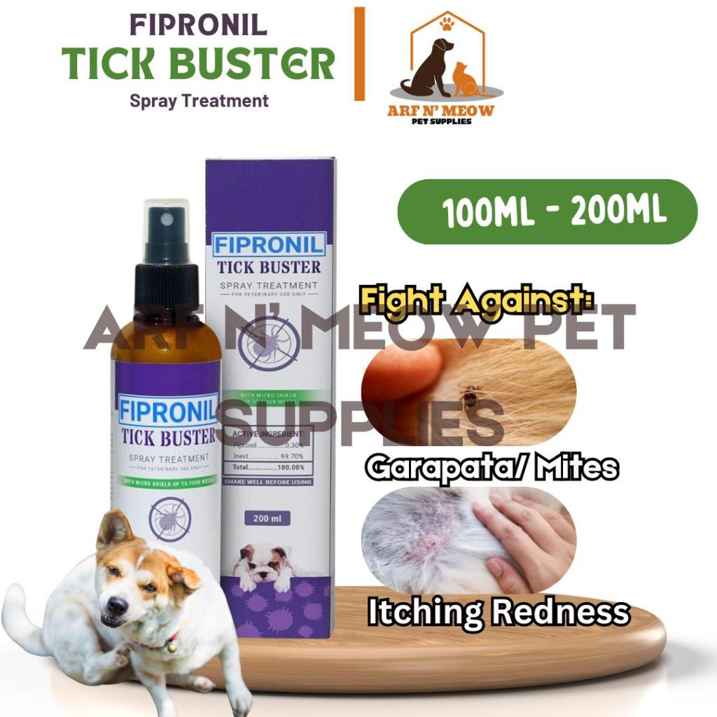 200ml Tick Buster Anti Tick Fipronil Spray Anti Fleas Ticks Dog Cat ...