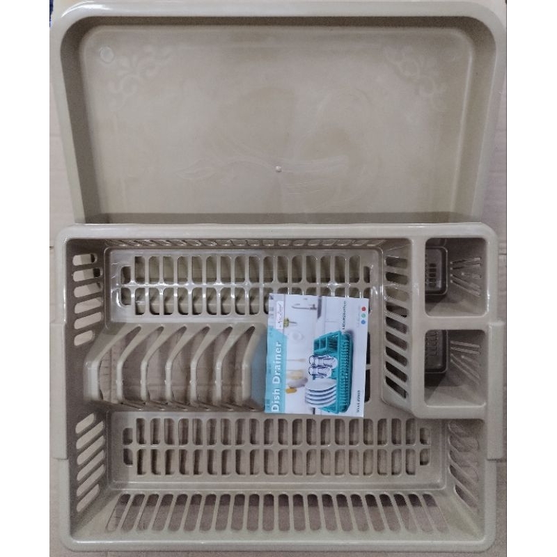 PLASTIC DISH DRAINER / EXTRA DISH ORGANIZER / DISH CABINET / KITCHEN ...
