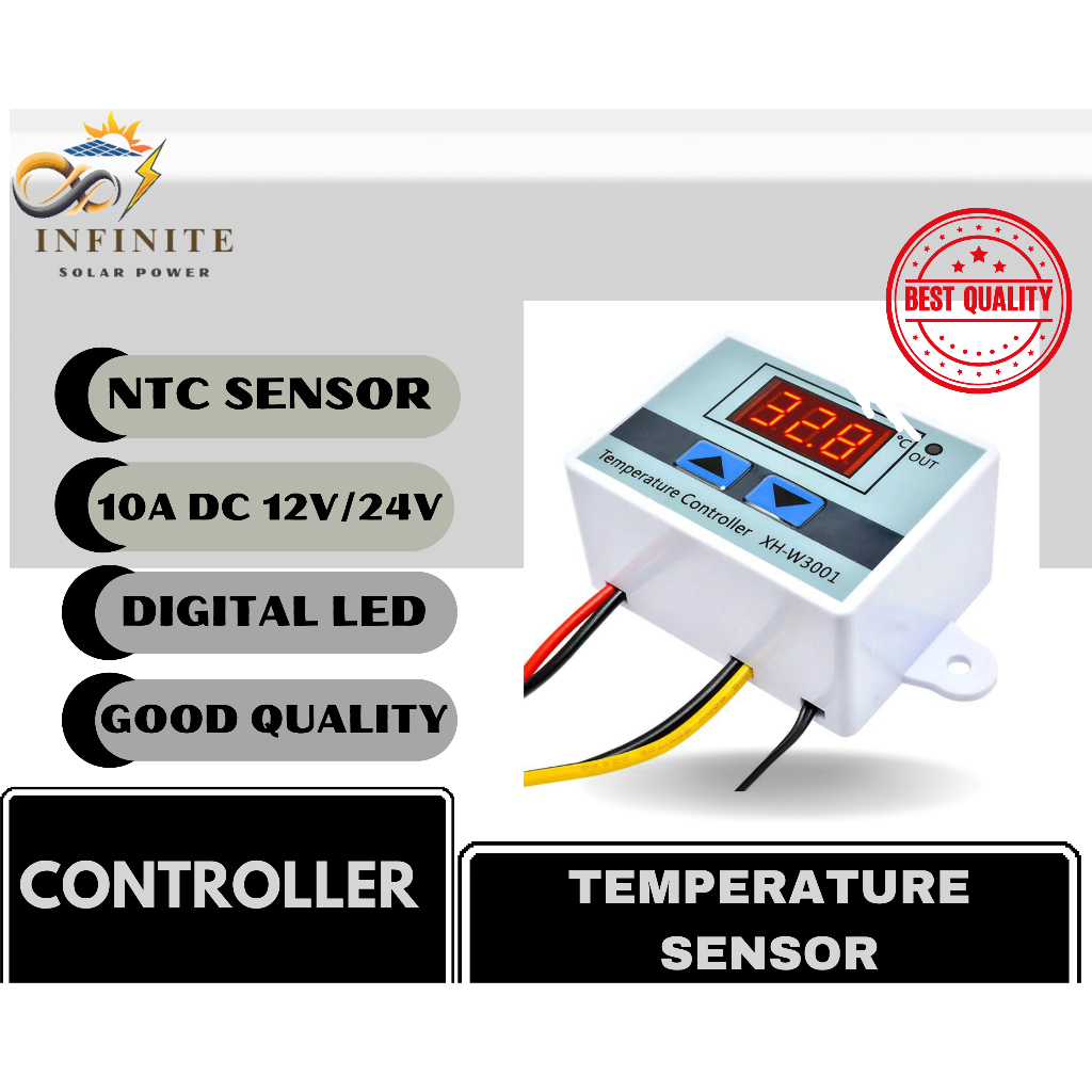 1PC 12V/24V 220V AC XH-W3001 Digital LED Temperature Controller Switch ...