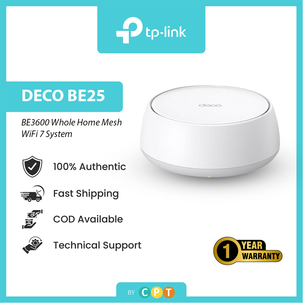 TP-Link Deco BE25 BE5000 Whole Home Mesh Multi-Link Operation WiFi 7 System | Shopee Philippines