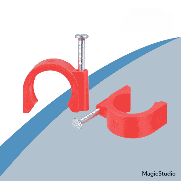 SHeavy duty pvc clamp 1/2,3/4inch orange andBlue/pipe clamp | Shopee ...