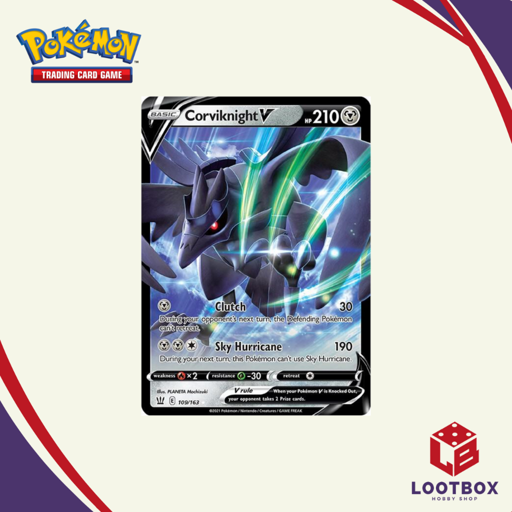 Pokemon Card Game: Corviknight V (Ultra Rare) - Battle Styles | Shopee ...