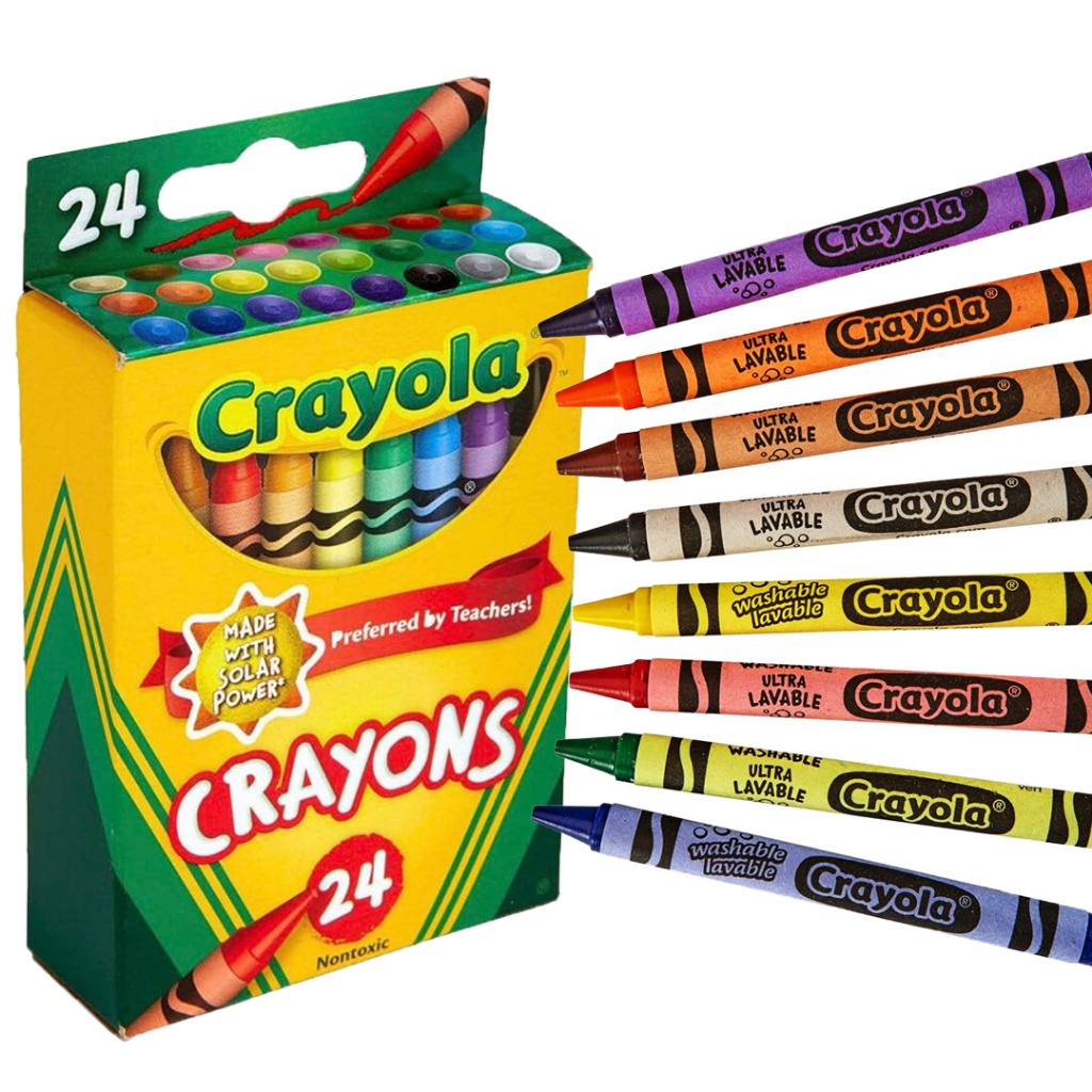 Crayons Set of & (8,16 and 24 Colors) Kids Crayon Baby Doodle Crayon ...