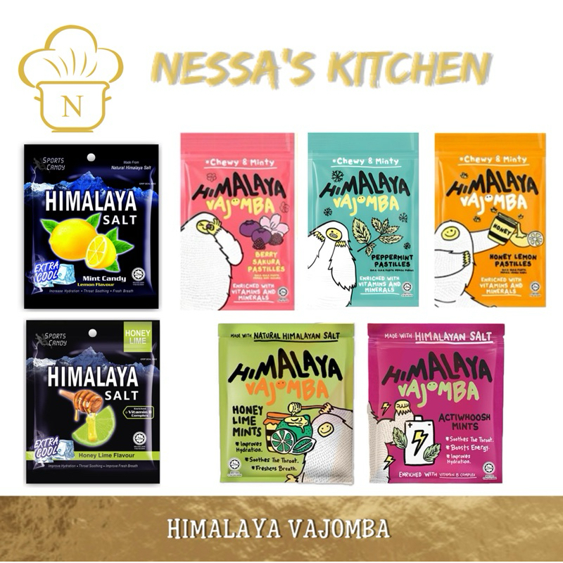 Himalaya Vajomba Candy Honey Lime Actiwhoosh Peppermint Berry Sakura ...