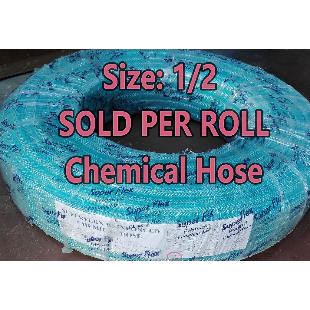 Braided Hose ️ Chemical Hose ️ 1/2 x 50 meters ️ Superflex Brand ...