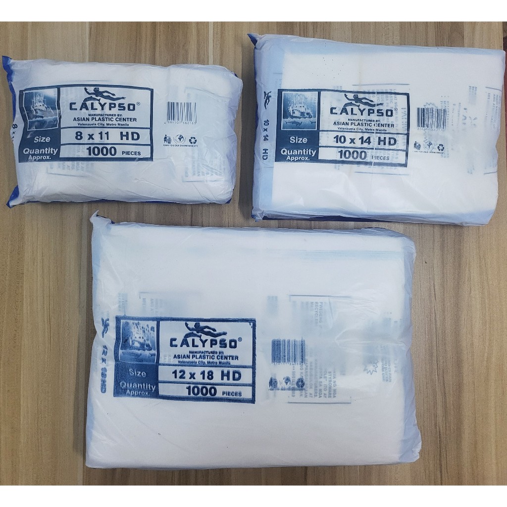 8x11, 10x14, 12x18, - Plastic Labo CALYPSO (100pcs per pack) | Shopee ...