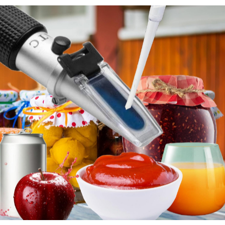 MT- PORTABLE REFRACTOMETER BRIX REFRACTOMETER SUGAR METER (0-90% ...