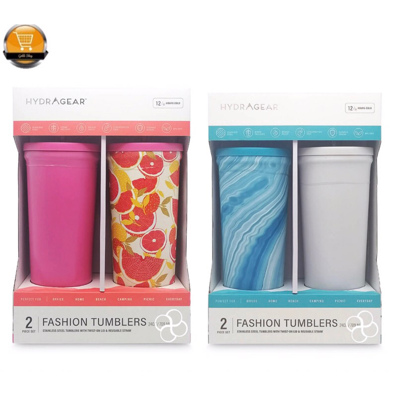 Hydragear Fashion Tumblers 2x709mL | Shopee Philippines