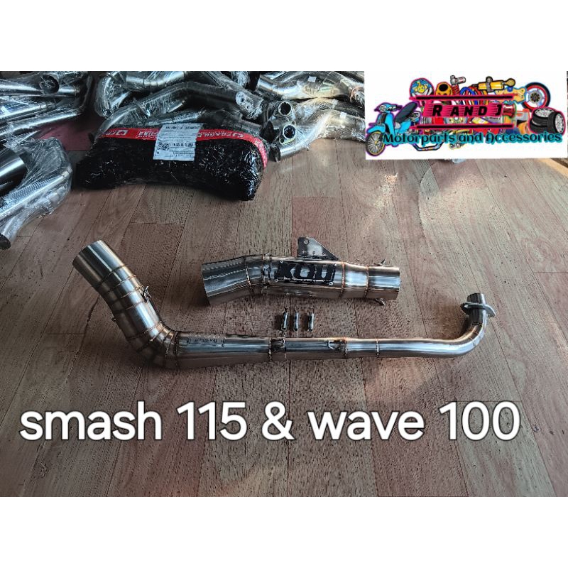 Smash 115 / Wave 100 super open 63mm loudest pipe | Shopee Philippines
