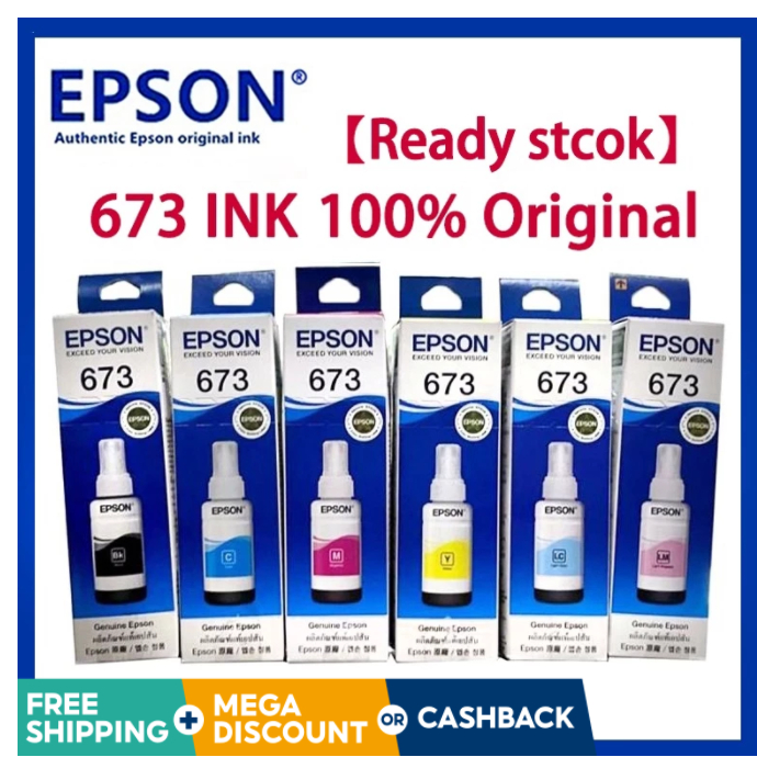 Original epson 673 ink for L850 L800 L805 L810 L1800 no packaging box ...